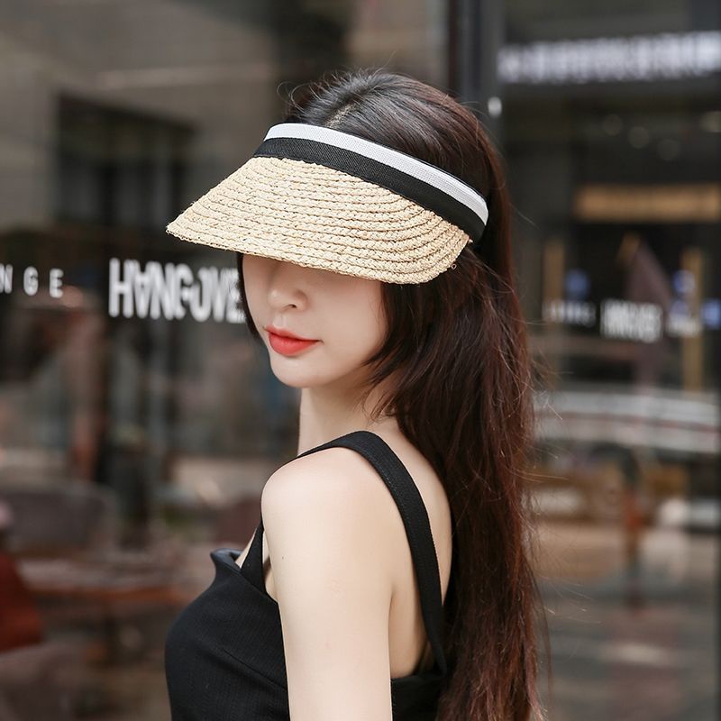 Gucci Chic Raffia Air Top Sunhat Sub Same Style Headless Straw Hat ...