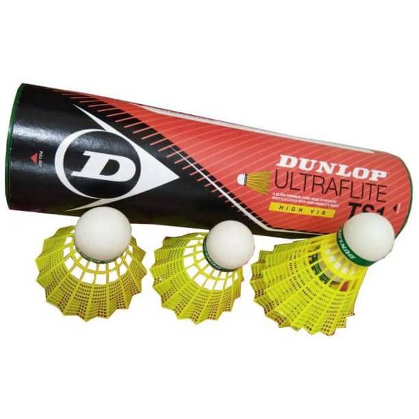 NEW Dunlop Nylon Shuttlecocks 6pcs ( YELLOW ) | Shopee Philippines