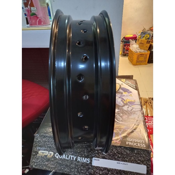 Rims 4.25x17 32holes black (SPD) | Shopee Philippines