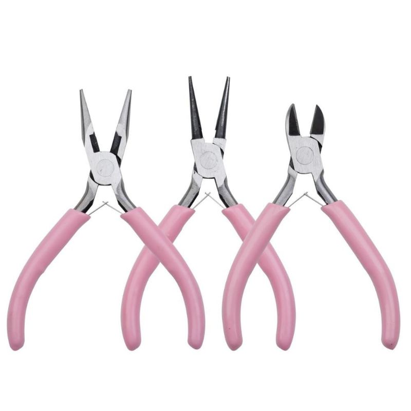 Pink Jewelry Pliers Equipment Multifunctional Hand Tools and Storage ...