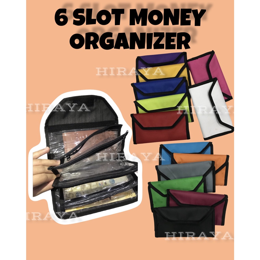 6 SLOT MONEY ORGANIZER BOOK TYPE | Shopee Philippines