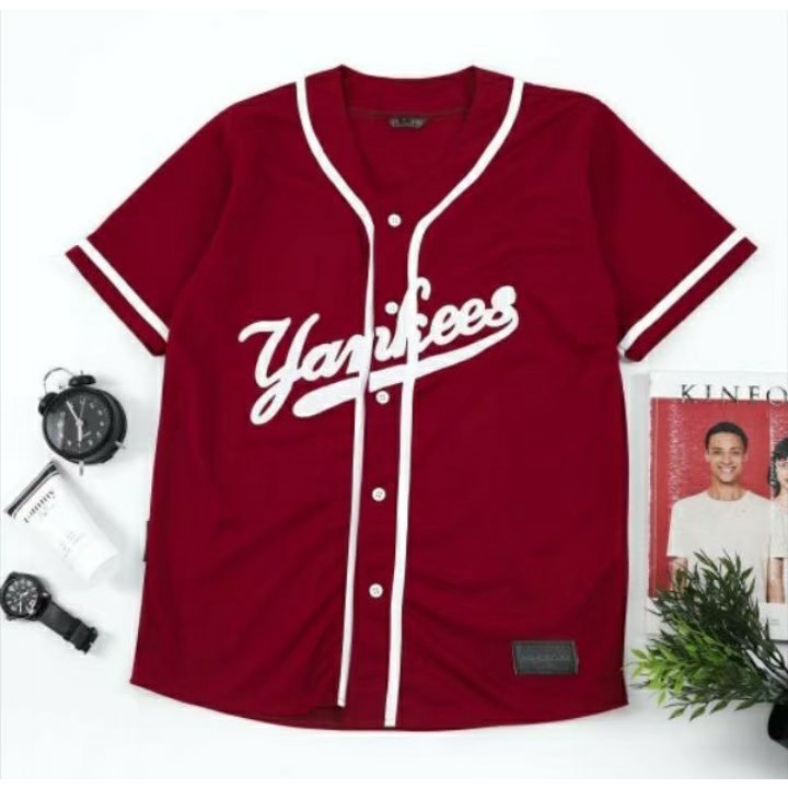 Maroon list YN unisex baseball jersey T-Shirt/premium baseball Shirt ...