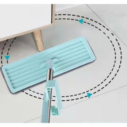Smart Mop 360 Rotating Lengthen Flat Mop Free Hand Washing Cleaner Lazy ...