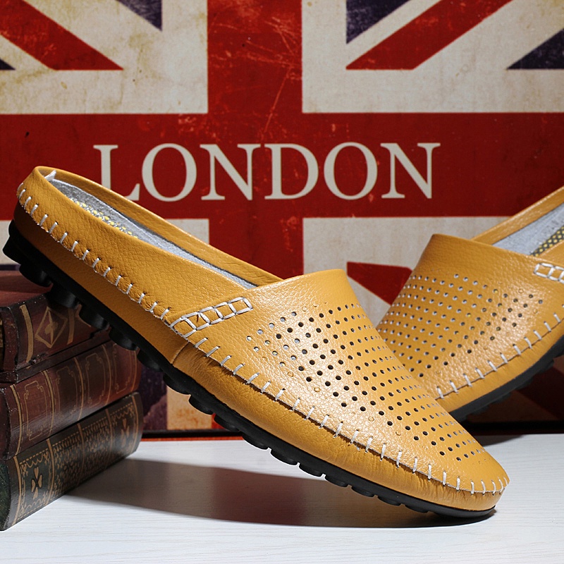 Half Slippers Men's Summer Student Korean Style Trendy Canvas Shoes ...