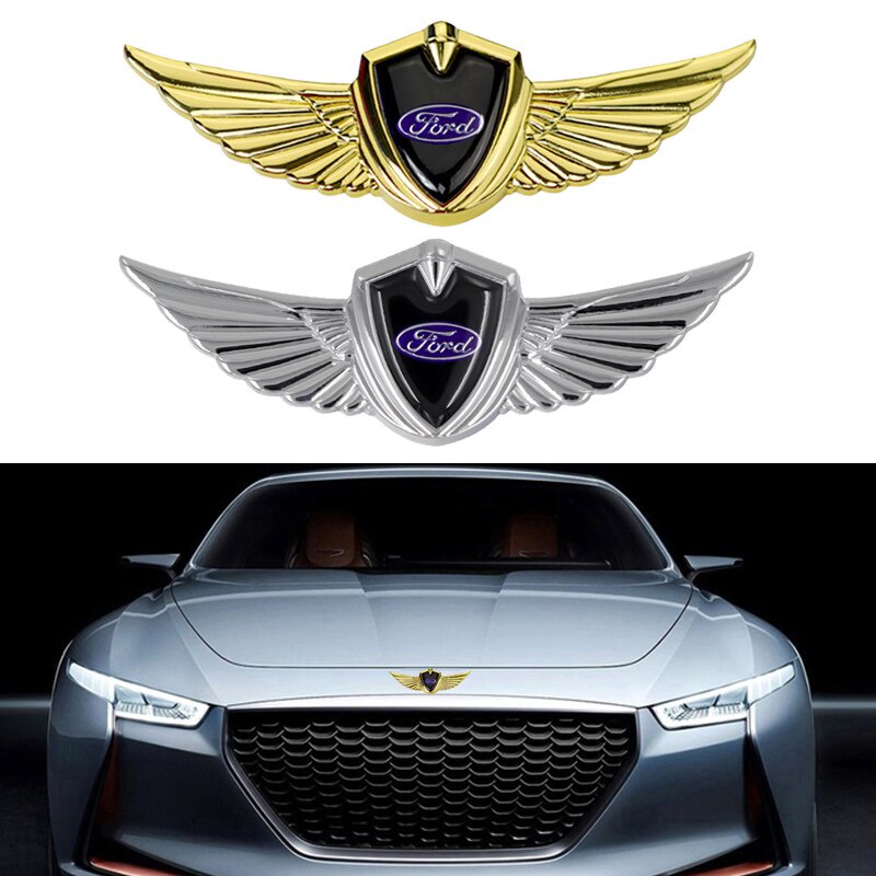 For Ford Car Front Hood Ornaments Bonnet Metal Decoration Logo Angel ...