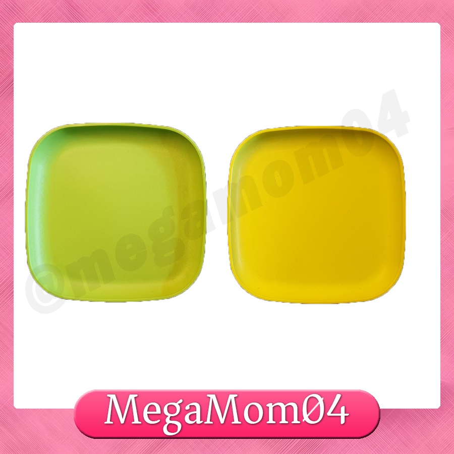 Luncheon Plates 4 pieces Set Assorted Colors Tupperware Travel Plastic ...