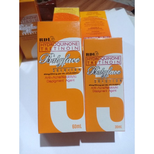 RDL BABYFACE SOLUTION #3 (60ml and 30ml) | Shopee Philippines