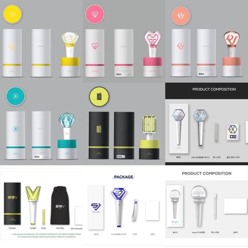[PRE ORDER]SM ARTIST OFFICIAL LIGHT STICK NCT RED VELVET SNSD SHINEE ...