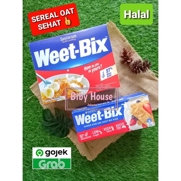 WEET BIX CEREAL / WEETBIX SANITARIUM OAT CEREAL 375 Gr / 500 Gr / 750 ...