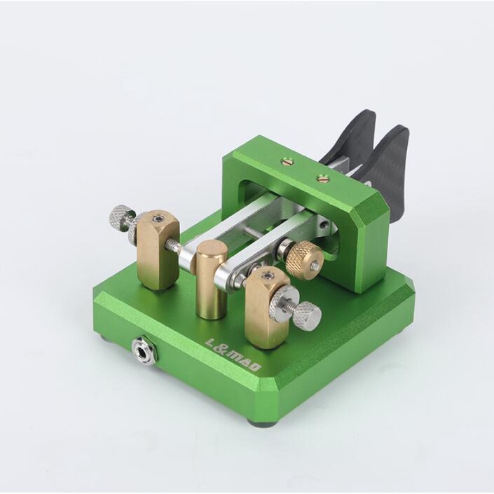 L&MAO Lao Mao Red CW Morse Key Dual-Paddle Telegraph Key Keyer For ...