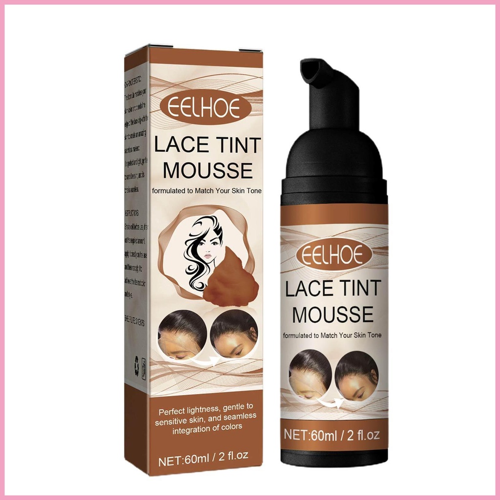 Lace Tint Mousse Highly Pigmented Wig Lace Tint Brown Wig Tinting 2fl ...