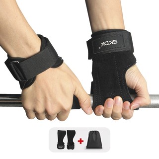 New 1 Pair Of Palm Guards Cowhide Palm Guards Weightlifting Gymnastics ...