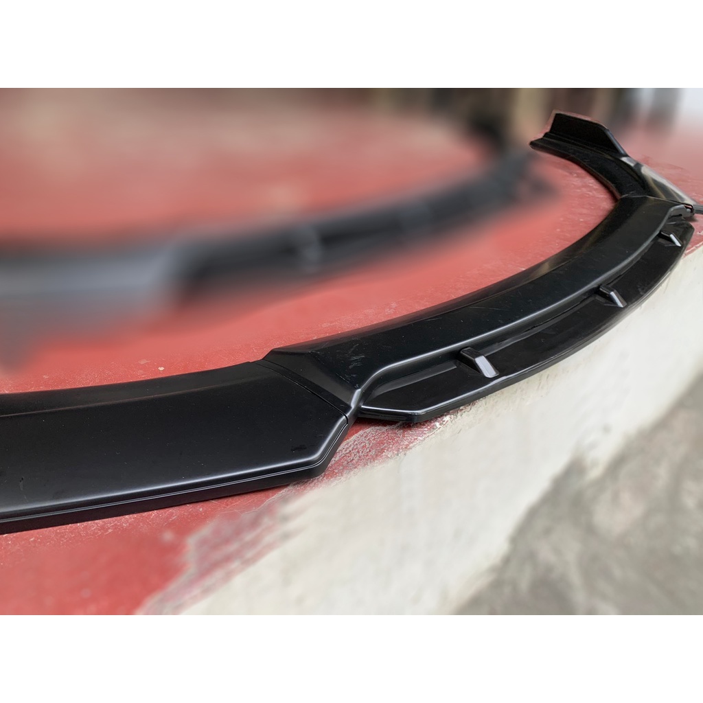 4x Matte Black Universal Front Bumper Diffuser Lips Body Kit Front ...