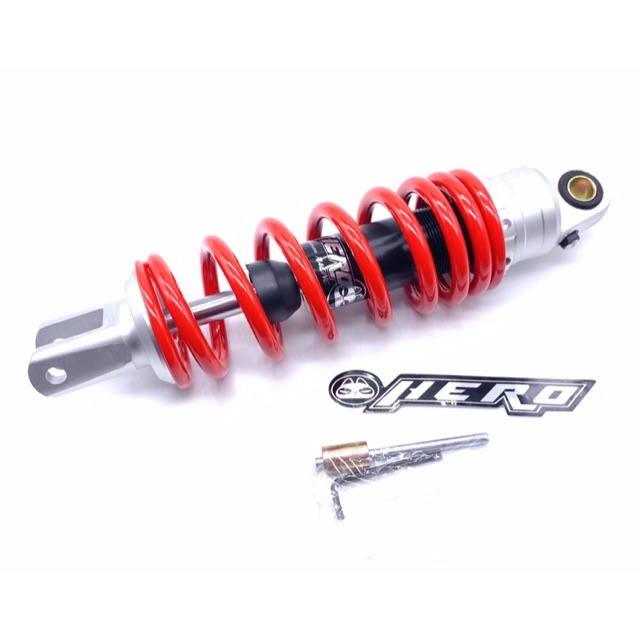 Motorcycle Mio Rear Shock 265mm with Bolts and sticker | Shopee Philippines