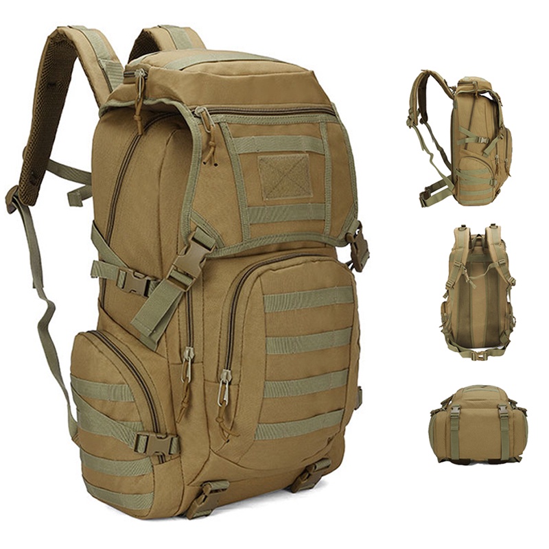 50L military bag for men Tactical Backpack Camping Hiking Daypack Army ...