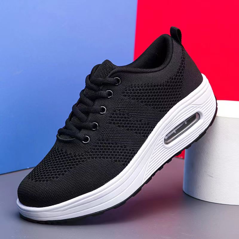 Rubber Shoes For Women On Sale Fly Woven Mesh Upper Air Cushion ...