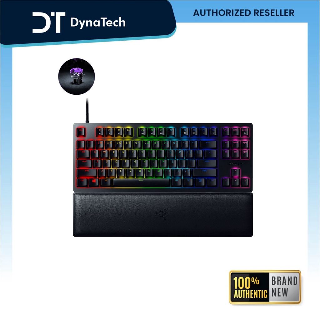Razer Huntsman V2 Tenkeyless Clicky Purple Switch Optical Gaming ...