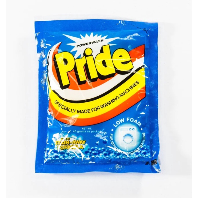 Pride Laundry Detergent Powder Power Wash - Machine Wash 40g 6s ...