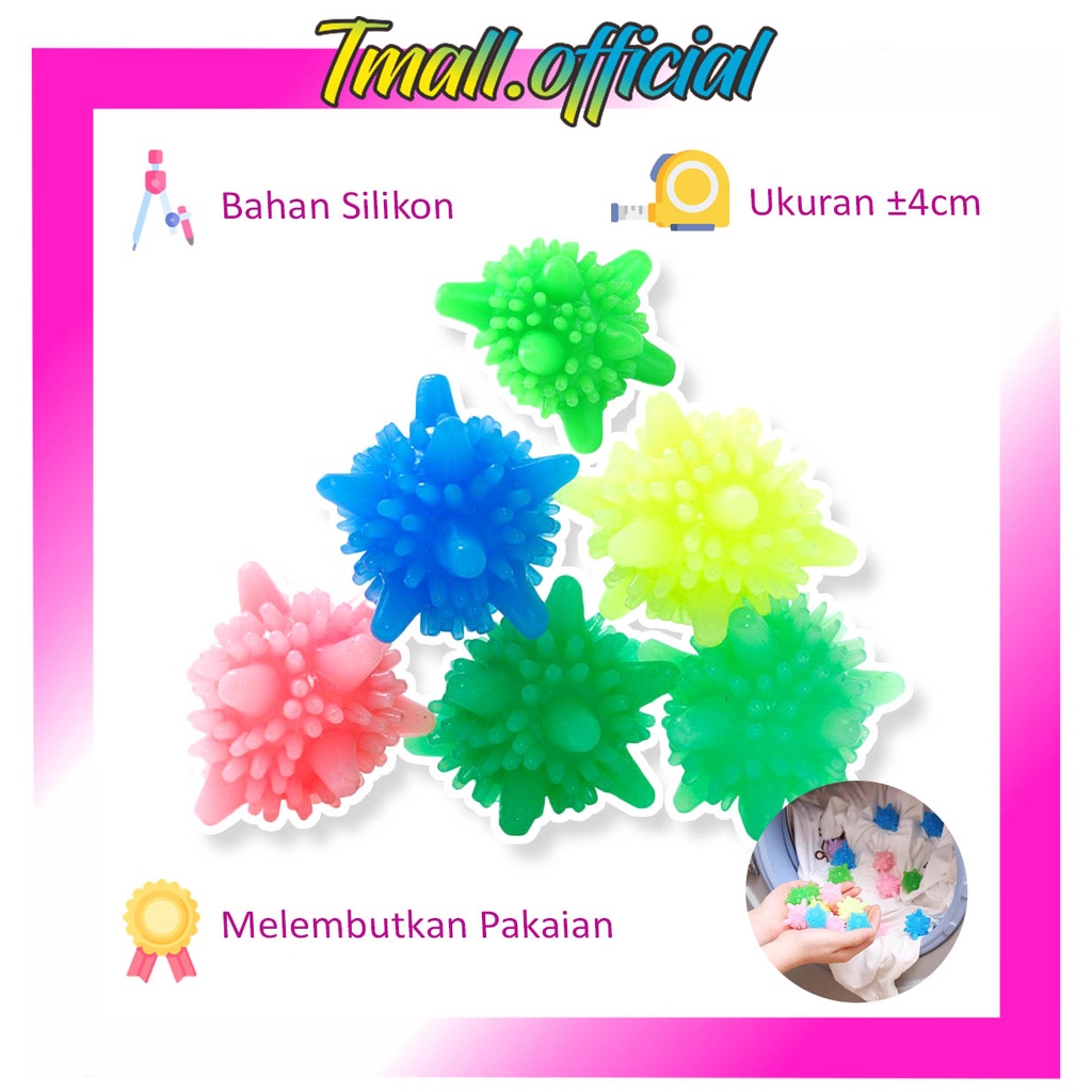 MESIN Tmall Anti Tangle Washing Machine Rubber Ball / Magic Laundry ...