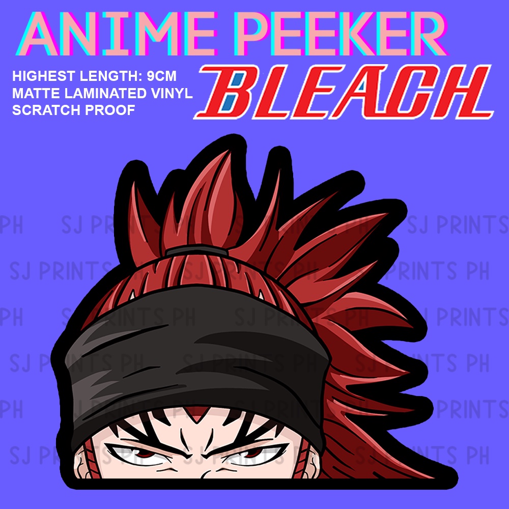 Bleach Anime Peeking Stickers| Waterproof laminated vinyl sticker ...