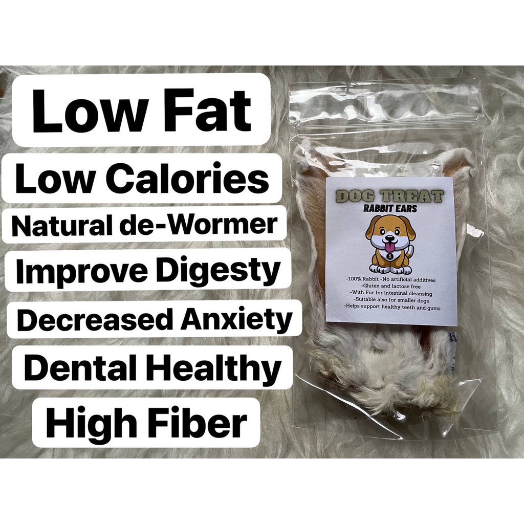 Rabbit Bunny Ear/Dehydrated dog Cat snack jerky Dehydrated dog snack ...