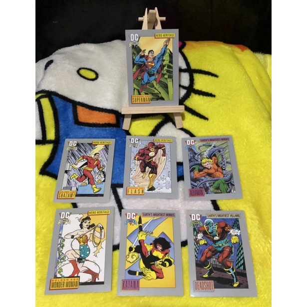 DC Comics Card Character Heroes and Villains 1992 Series | Shopee ...
