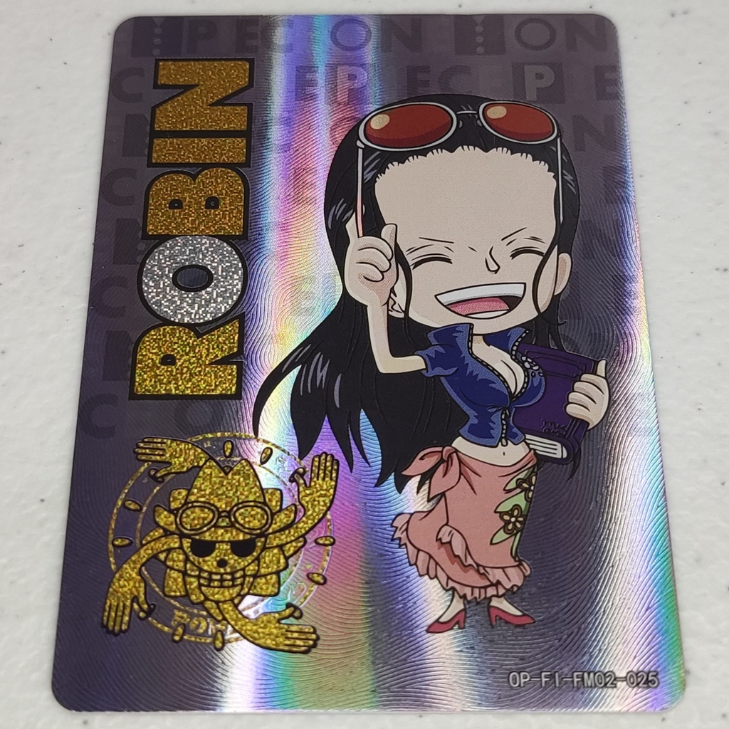 Nico Robin Qiqu One Piece SD Card Fish-Man Island FM02-025 | Shopee ...