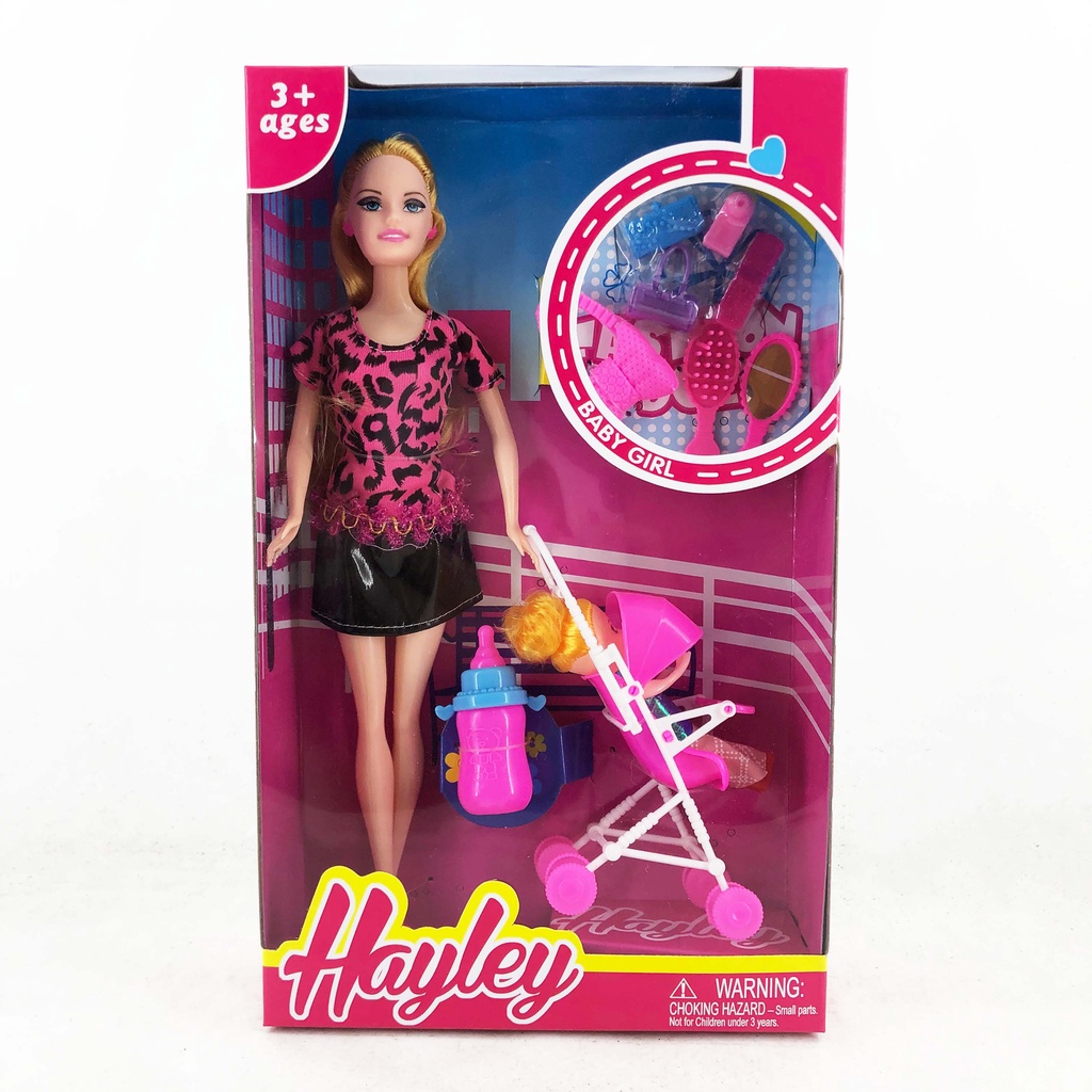 Lucky Hayley Doll Baby Girl with stroller Best Quality | Shopee Philippines