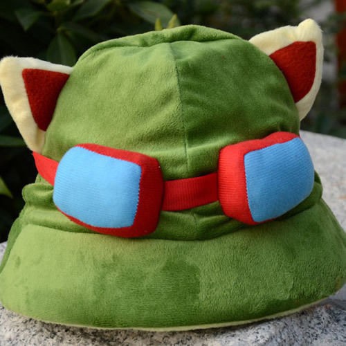Fashion Cosplay Army Green League of Legends LOL Teemo Game Hat In ...
