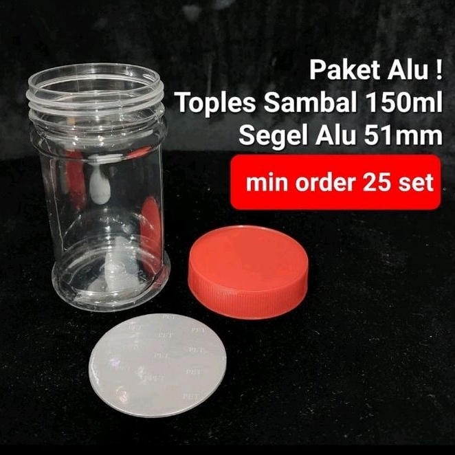 Alu / Sumpal Plastic SAMBAL Jar 150ml Package | Shopee Philippines