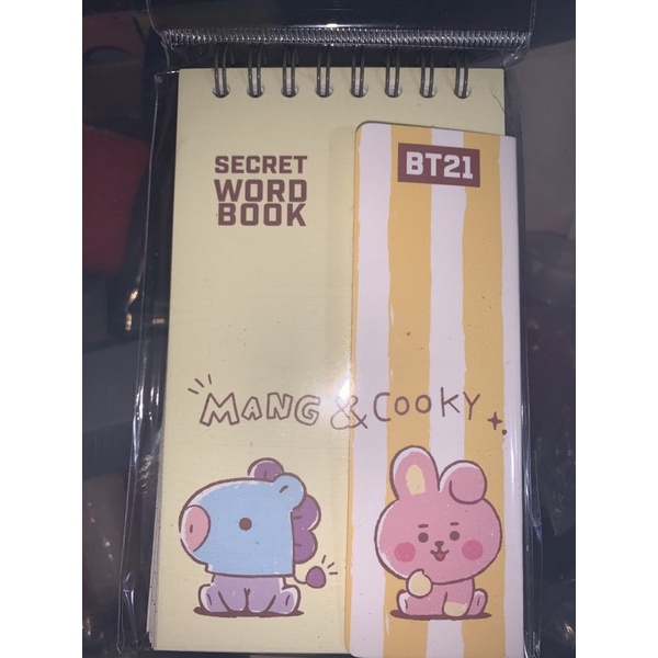 OFFICIAL BT21 SECRET WORD BOOK | Shopee Philippines