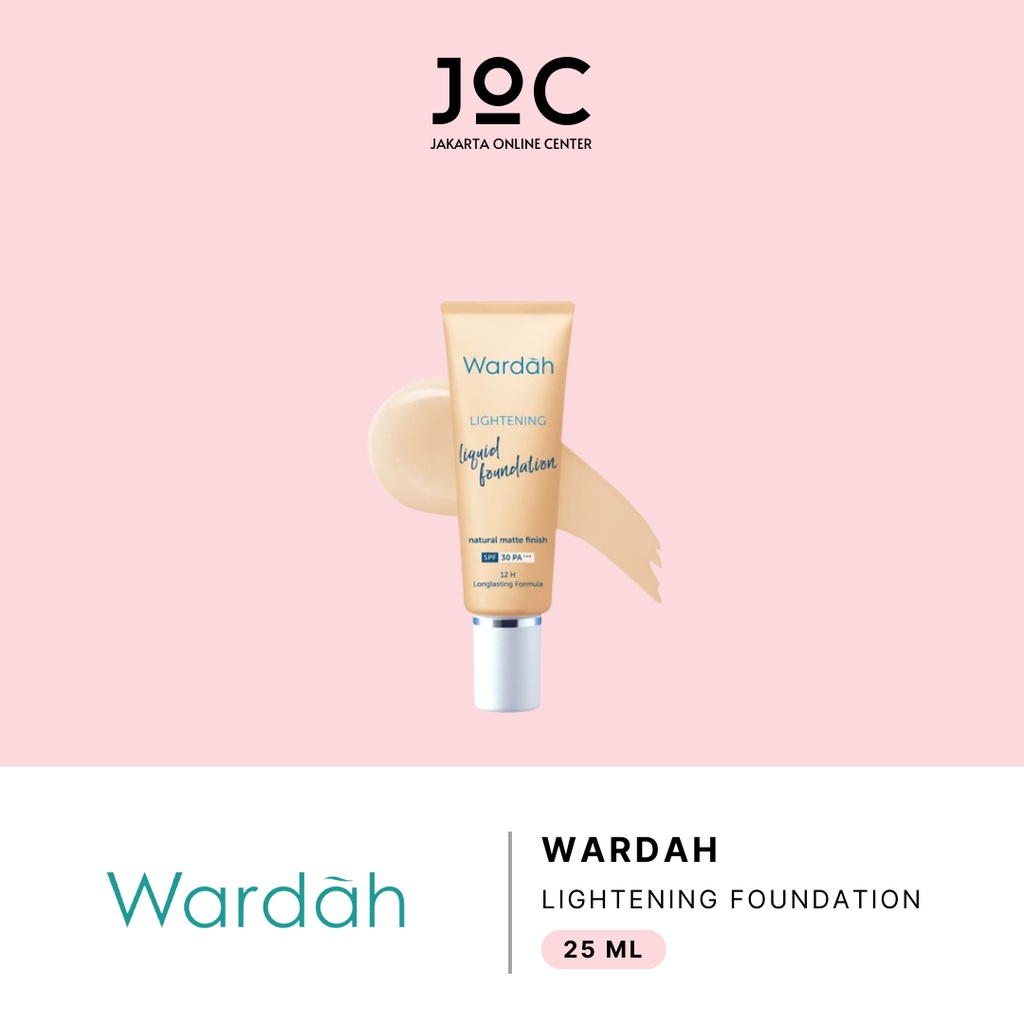 Wardah Lightening Liquid Foundation 25ml/SPF 30 SERIES [ORIGINAL ...