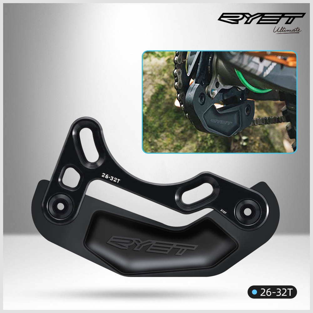 RYET MTB BASH GUARD Chain Guide Mountain Bike Chains Stabilizer 26-32T ...