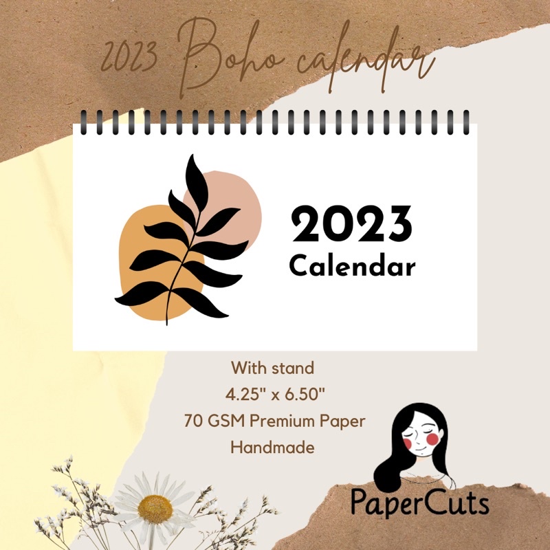 2023 Boho Calendar - Boho minimalist calendar | Shopee Philippines