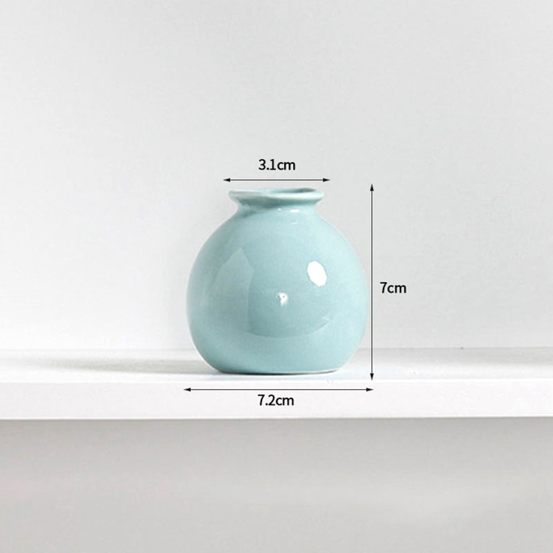 Ceramics Flower Vases Mini Hydroponic Vase Desk Nordic Modern Vase ...