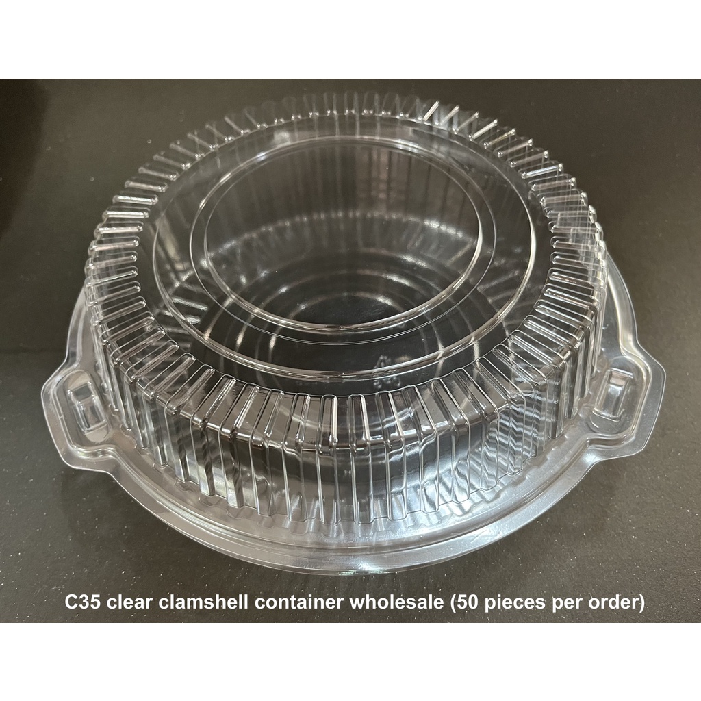 Round clamshell packaging store