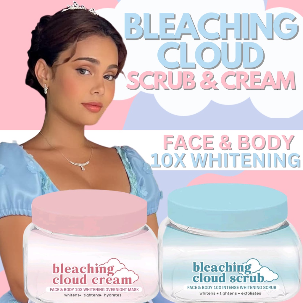 IVANA SKIN BLEACHING CLOUD CREAM| BLEACHING CLOUD SCRUB | 10x WHITENING ...