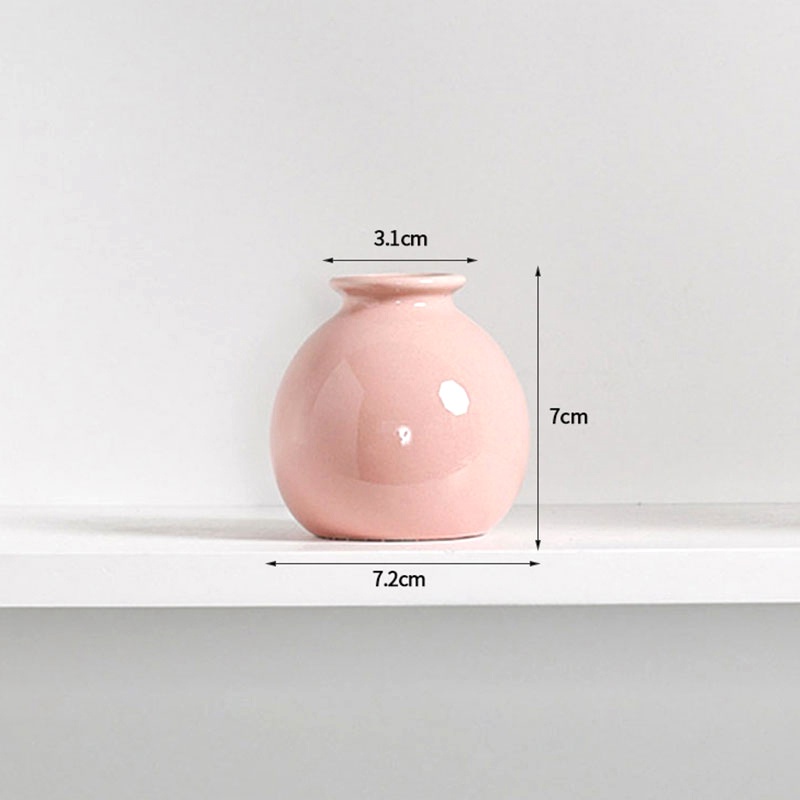 Ceramics Flower Vases Mini Hydroponic Vase Desk Nordic Modern Vase ...