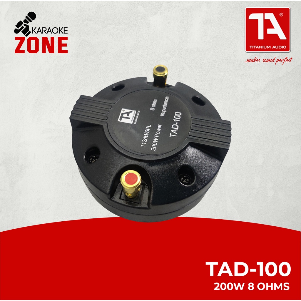 Titanium Audio TAD 100 / Compression Driver Unit / 200W / Titanium ...