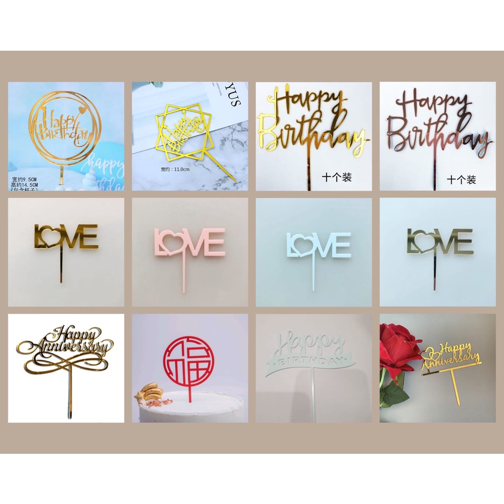 Topping happy birthday Cake Decoration happy birthday Writing birthday ...