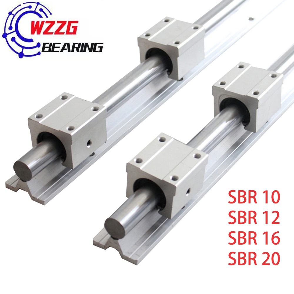 SBR10UU SBR12UU SBR16UU SBR20UU Linear Ball Bearing Block Linear Slider For CNC Router SBR ...
