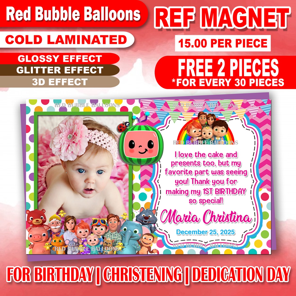 Cocomelon Ref Magnet Souvenir for Girls | Shopee Philippines