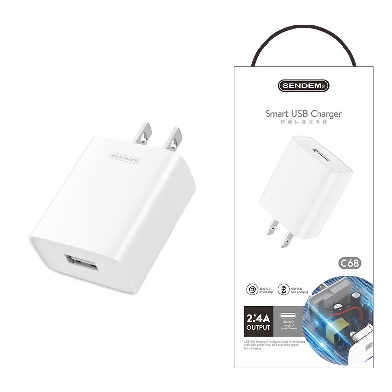 Genuine Charger Sendem C68 12W (5V 2.4A) | Shopee Philippines