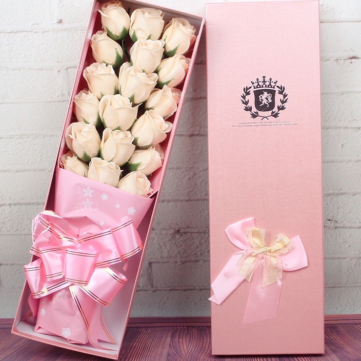 Soap Flower Rose 33 Roses Gift Box Explosive Birthday Gift For ...