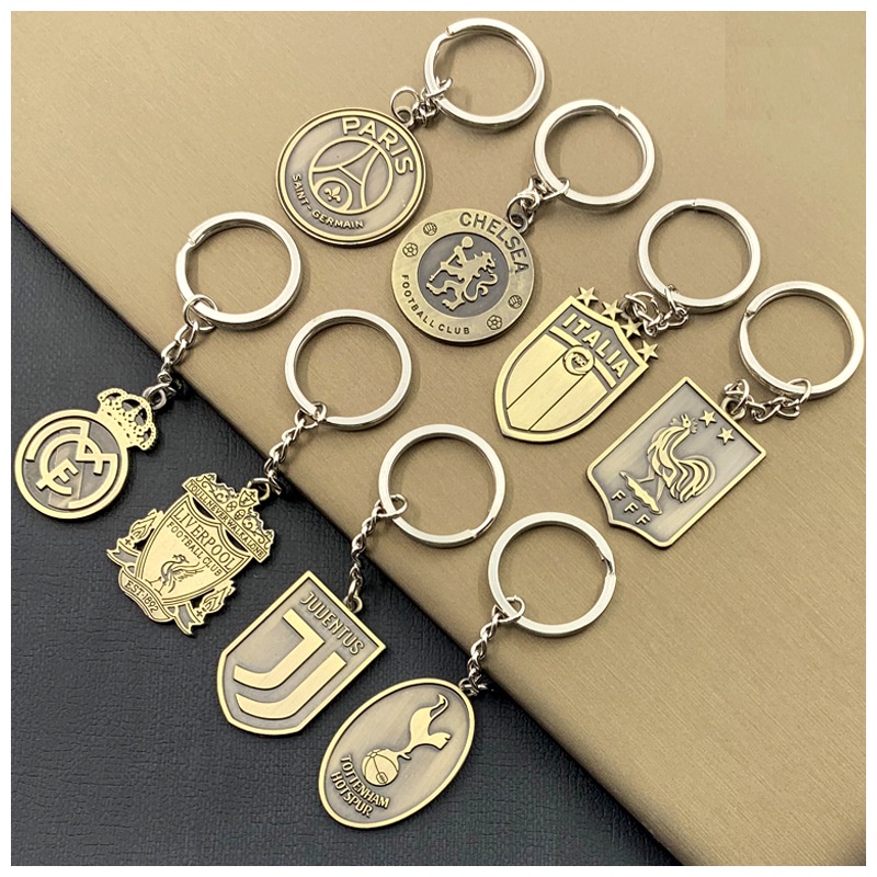 Uvan Barcelona Royal Horse Keychain Metal Liverpool Paris Hot Thorn ...