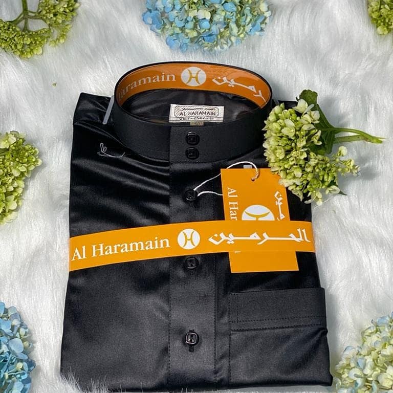 Jubah Al Haramain Vietnam Hitam Dewasa dan Remaja all saiz | Shopee ...