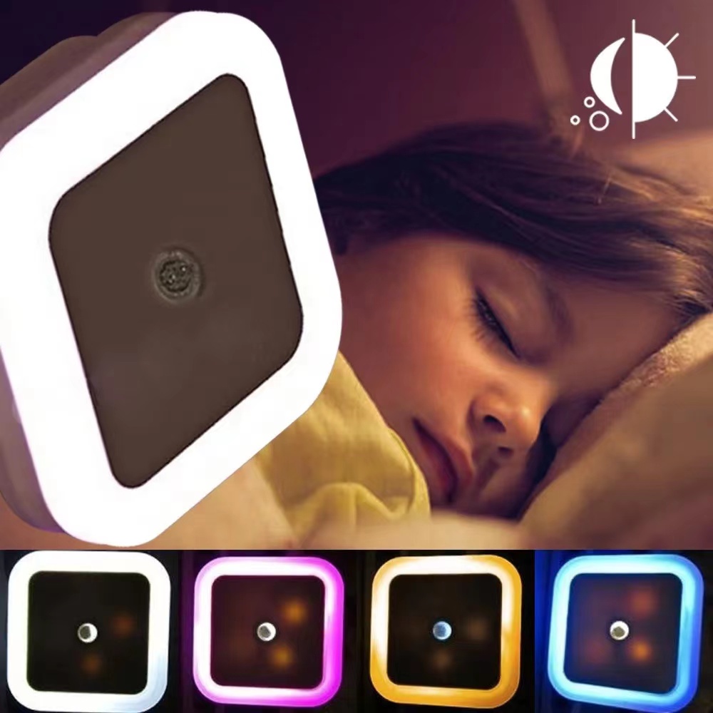 LED Night Lamp Bedroom Bedside Induction Light Control Corridor Toilt ...