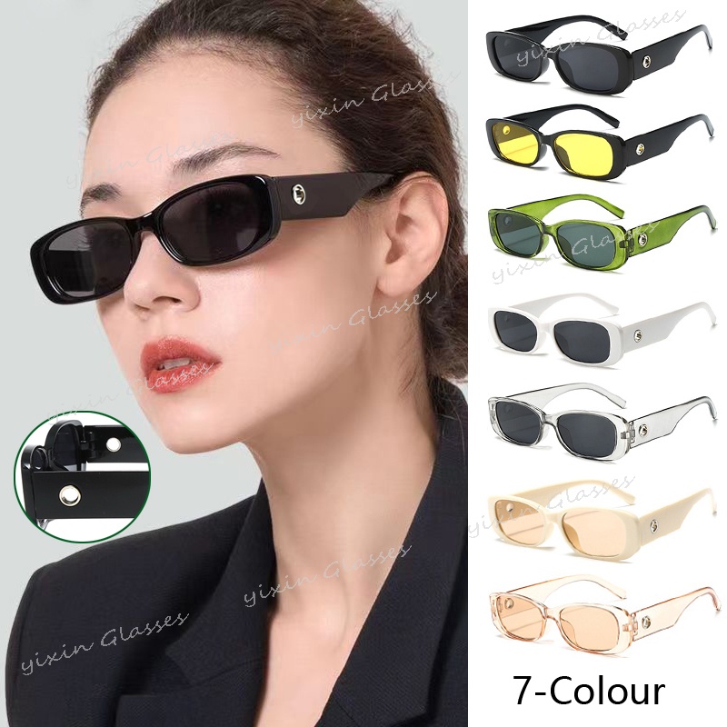 Fashion Rectangle Women Sunglasses Ladies Retro Square Wild Sun ...