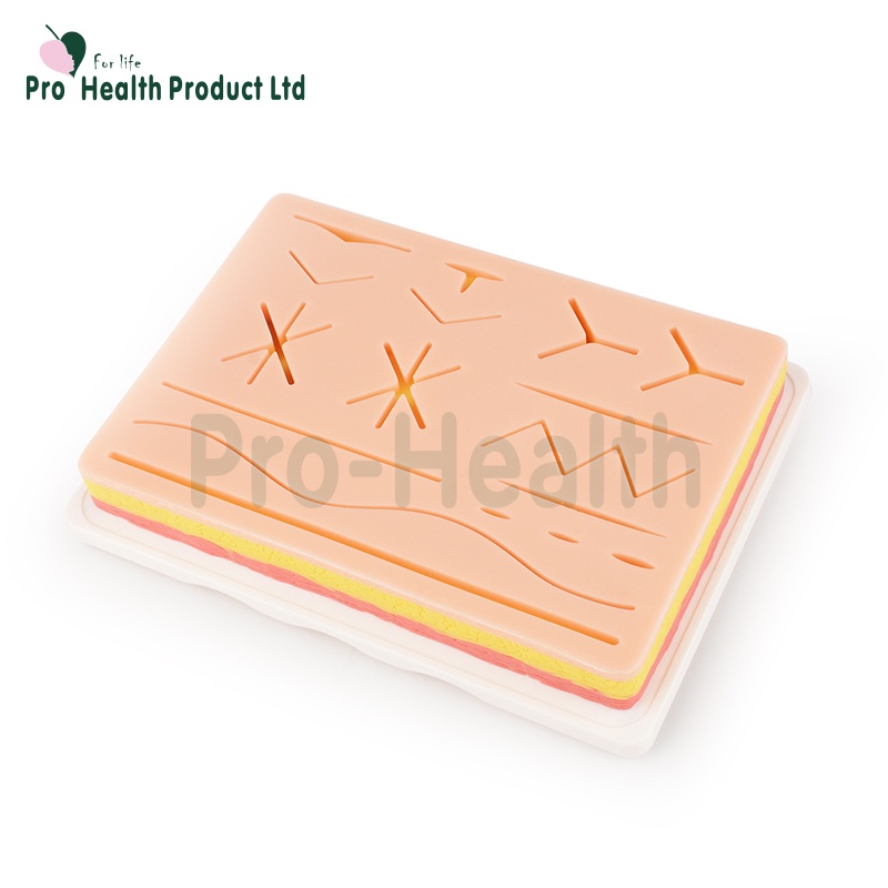 Thicker Suture Pad with Different Depth of Wounds with Base, lifelike ...
