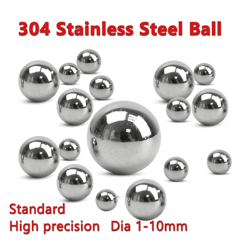 Standard 304 Stainless Steel Ball Diameter 1~10mm High Precision Bearing Ball Solid Round Ball ...